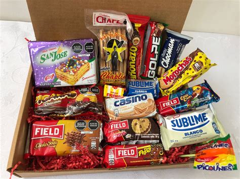 Peruvian Candy Box With Assortments Cookies Chocolates Candies And Turrón