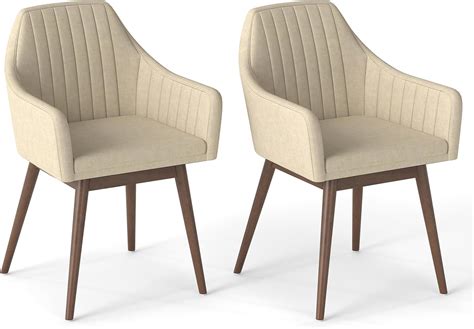 Costway Dining Chairs Set Of 2 Upholstered Accent Chairs
