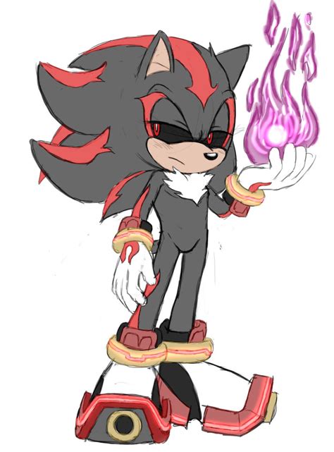 Shadowexe Cartoon Character Design Hedgehog Art Sonic And Shadow
