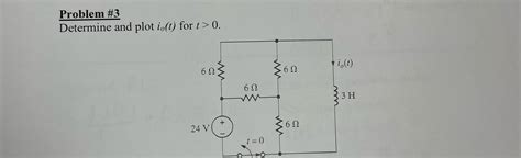 solved problem 3determine and plot io t ﻿for t 0