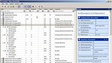 【整理】usb协议分析工具ellisys Usb Analysis Software分析效果截图示例 在路上