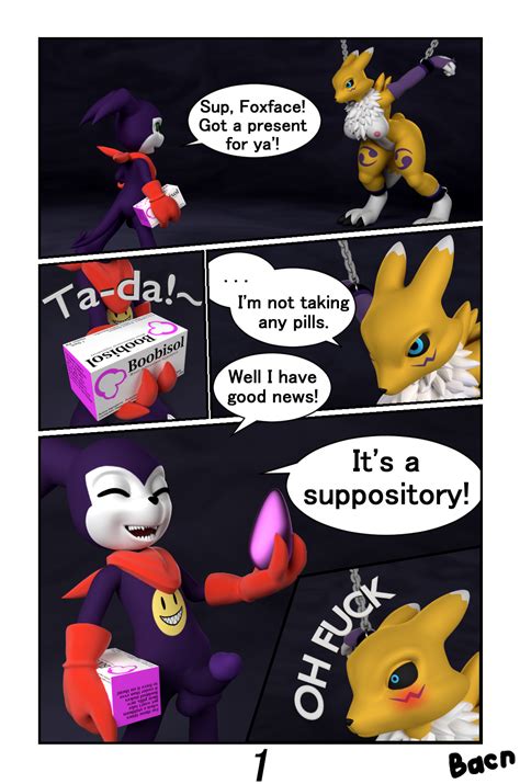 Post 4745299 Bacn Comic Digimon Guilmon Impmon Renamon
