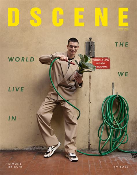 Simone Bricchi Stars In Dscene Magazine Issue 19 Cover Story