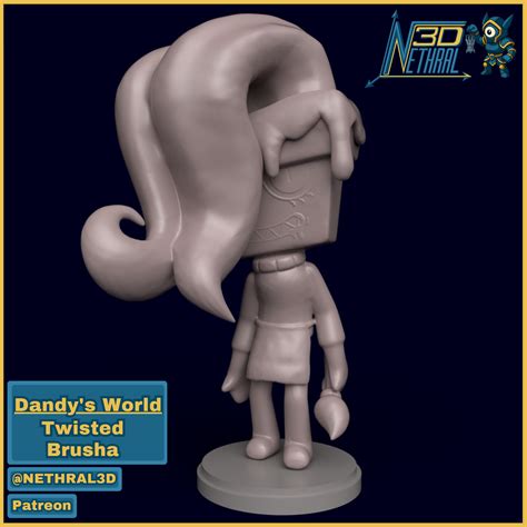 🗺️ Dandys World Twisted Brusha・ 3d File For 3d Printing・cults