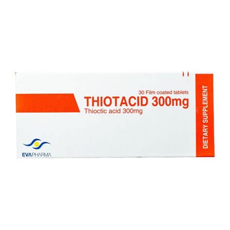 Thiotacid 300 Mg 30 Tablets Tdawi Uae