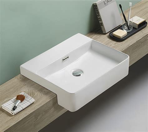 Kliff Fine Ceramic Semi Ress Basin Lk Ksr520 Nth Lukka Bathware