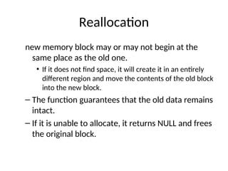 Memory Management For C And C Language Ppt