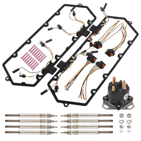 Fgjqefg Injector Glow Plug Harnesses Valve Cover Gaskets Relay