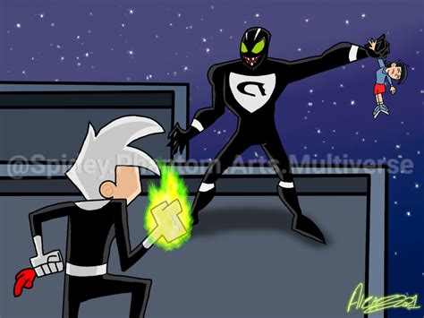 Danny Rescuing Danielle From Haunt Dp Oc By Spideyphantomarts02 On