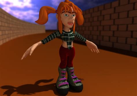 Peppermint Cartoon 3d Model