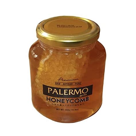 Palermo Premium Honey With Comb 100 Edible All Natural Raw Artisan