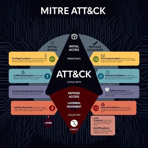 Visual Guide To The Mitre Attandck Framework Cybersecurity Illustration