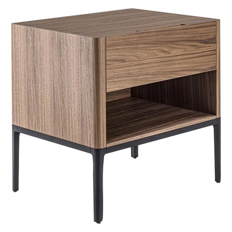 Dina Walnut Nightstand For Sale At 1stdibs