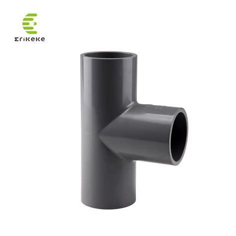 Jis Standard 3 Way Pvc Pipe Connector For Pipe Fittings Equal Tee Pvc