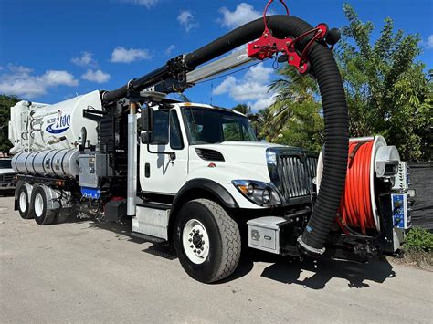 2017 International 7500 Vactor Plus Vacuum Jetter Combo Truck For Sale 5 445 Hours Miami Fl
