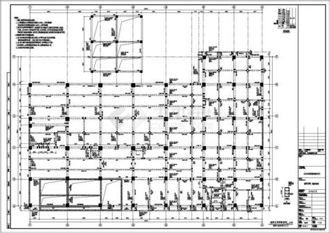 4层档案馆建筑结构水暖电设计施工图档案馆土木在线