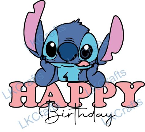 Stitch Happy Birthday Etsy Canada