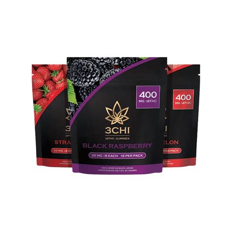 3chi Delta 8 Gummies 400mg 16pc Groovy Glassware