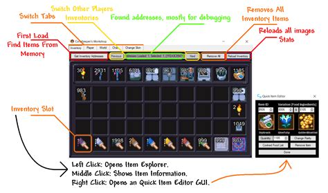 Github Russdev7corekeepersworkshop A Simple Clean And Powerful Inventory Editor For Core
