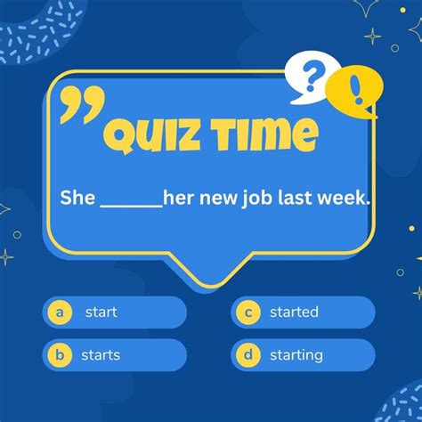 Present Perfect Tense Quiz