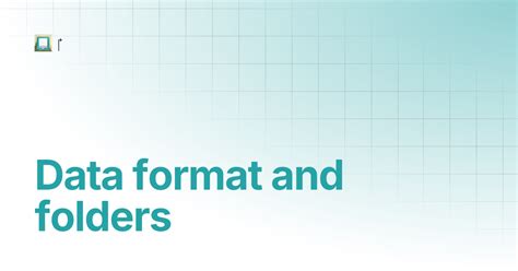 Data And Folders