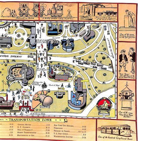 The New York 1939 Official Worlds Fair Pictorial Map