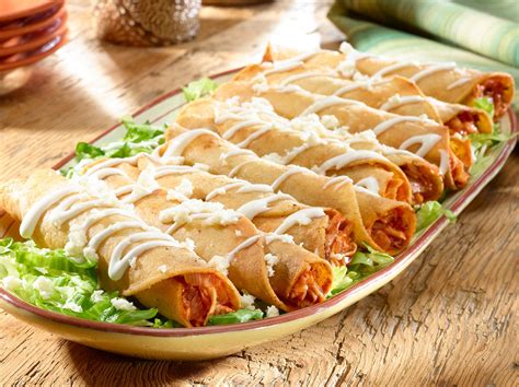 Favorite Finger Foods Chicken Flautas Food Goya Foods