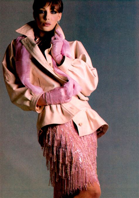 Yves Saint Laurent In Vogue Us 1981 Photography Francesco Scavullo