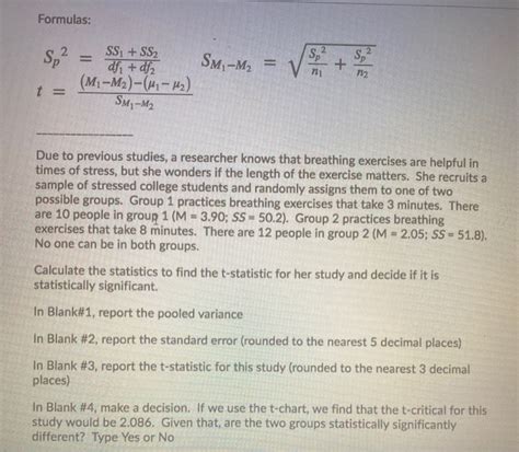 Solved Formulas Op Sm M2 Dfi Df2 M M2 41 12 T