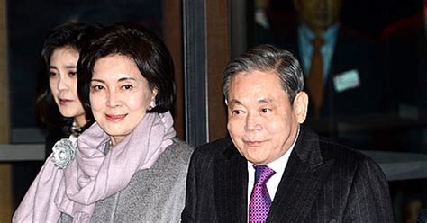 신년 만찬회 참석한 이건희 홍라희