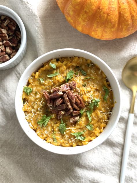 Vegan Pumpkin Risotto • Consciously Vegan