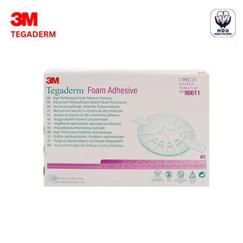 3m Tegaderm High Performance Foam Adhesive Dressing Small Oval