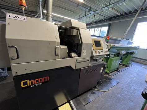 Cincom Citizen L 20 Cnc Long Turning Automatic Machine