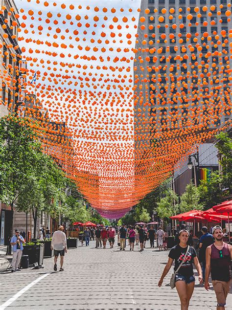 Claude Cormier Associés Transforms A Street Into A Colorful Promenade