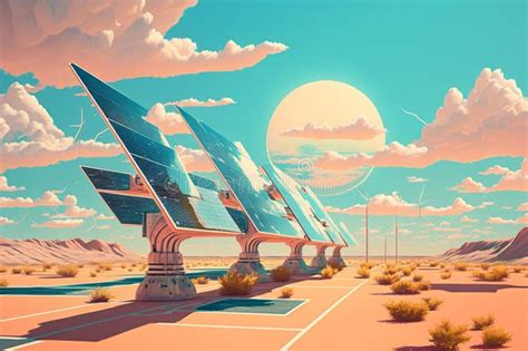 generative ai renewable energy and sustainable development stock image