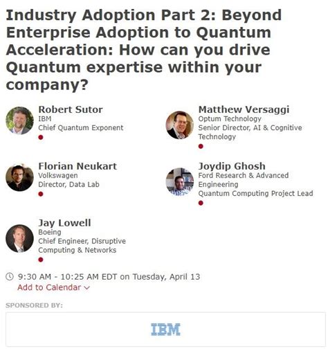 Robert Sutor On Linkedin Quantumcomputing 11 Comments
