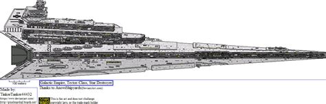 Sw Galactic Empire Tector Class Star Destroyer By Tinkertanker44432
