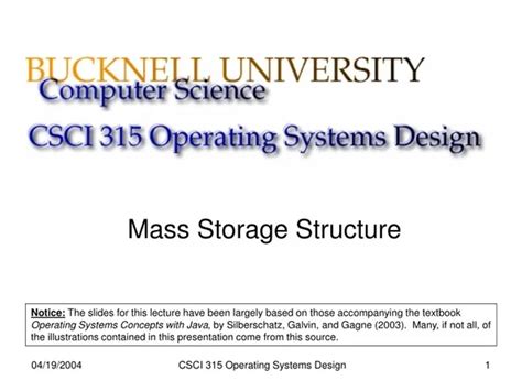 Ppt Mass Storage Structure Powerpoint Presentation Free Download