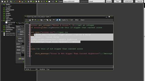 gamemaker save highscore to ini youtube