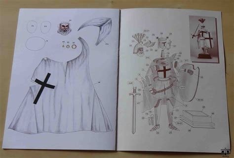 Krzyżak Rycerz Zakonu Nmp Skala 19 Gpm Nr Kat 916 Kartonowe Mini