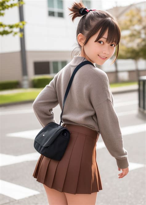 Ai画像 美少女jcのちょいエロ画像 美っくらぶ Ai