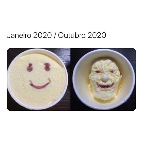 Janeiro 2020 Outubro 2020 Memes