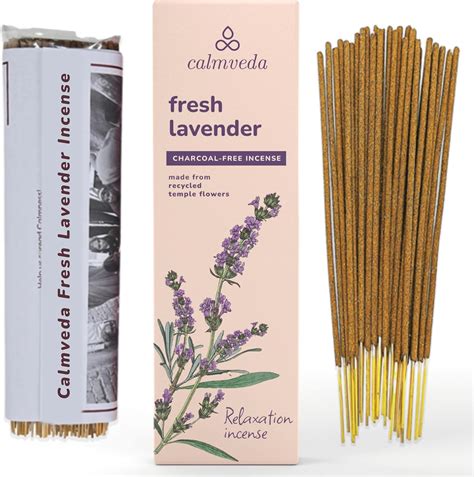 Fresh Lavender Incense Stick 80 Scent Sticks Charcoal Free Incense