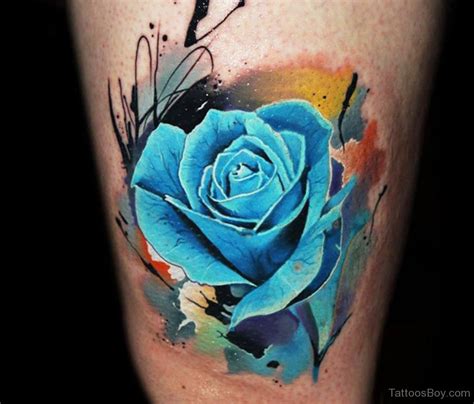 Blue Rose Tattoo Design Tattoos Designs