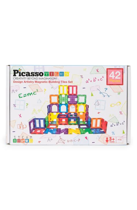 Picasso Tiles Art Design 42 Piece Magnetic Tiles Set Nordstromrack
