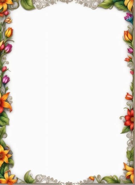 Small Page Border With Fantastic Corner Decorations With Lif By Frank Kutzinski Pl