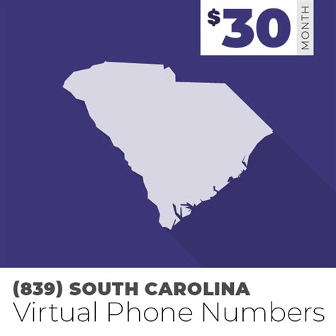 839 Area Code Phone Numbers For Business 30month