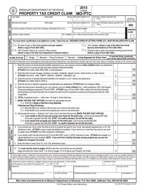 Mo Ptc Form Fill Out And Sign Printable Pdf Template Airslate Signnow