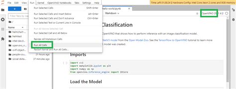 Run OpenVINO Notebooks