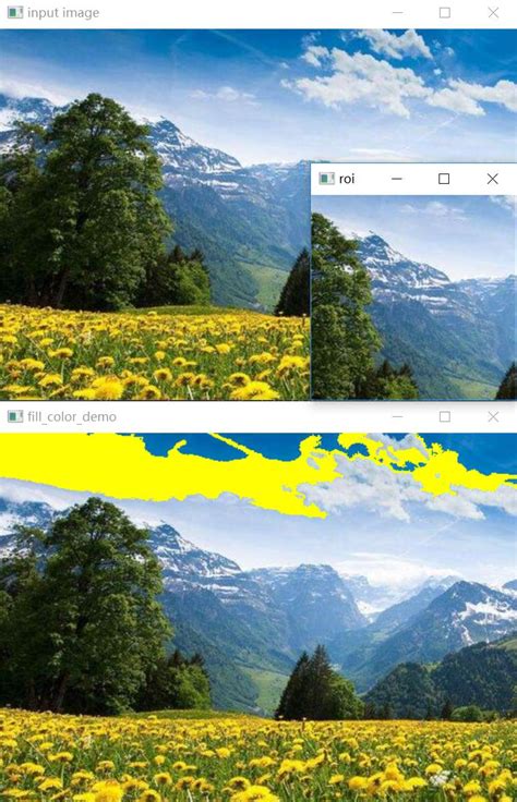 python opencv系列教程 ROI与泛洪填充 Qt大课堂 python opencv系列教程 ROI与泛洪填充 Qt大课堂